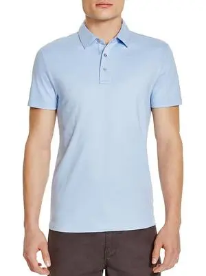 Michael Kors Sleek Slim Fit Polo Shirt - Steel Blue