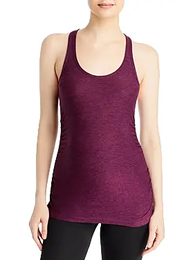 Beyond Yoga Beyond Yoga Maternity Racerback Tank Fig Heather