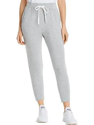 Splits59 Reena Drawstring Sweatpants Heather Gray/off White