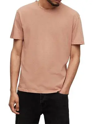 ALLSAINTS Figure Tee - Washed Brick Pink