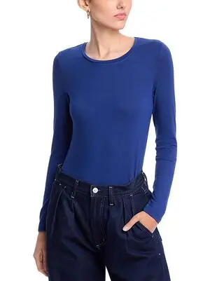 Majestic Filatures Majestic Filatures Crewneck Long Sleeve Tee Abyss
