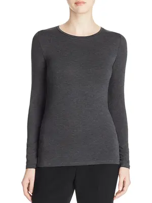 Majestic Filatures Majestic Filatures Crewneck Long Sleeve Tee Anthracite