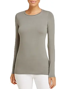 Majestic Filatures Majestic Filatures Crewneck Long Sleeve Tee Army
