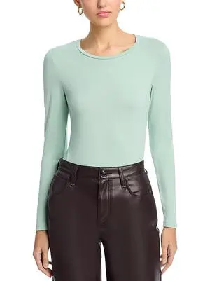 Majestic Filatures Majestic Filatures Crewneck Long Sleeve Tee Azur