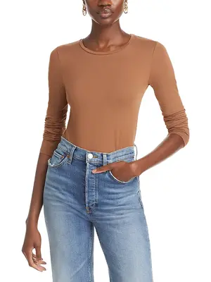 Majestic Filatures Majestic Filatures Crewneck Long Sleeve Tee Bison