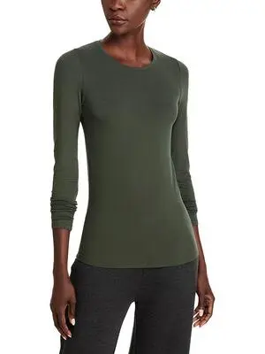 Majestic Filatures Majestic Filatures Crewneck Long Sleeve Tee Forest