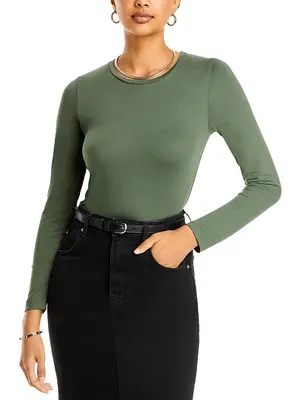 Majestic Filatures Majestic Filatures Crewneck Long Sleeve Tee Mousse