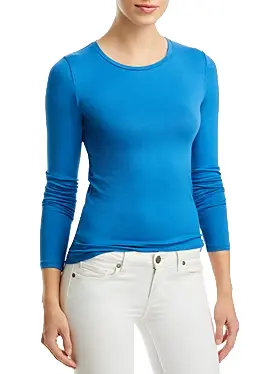 Majestic Filatures Majestic Filatures Crewneck Long Sleeve Tee Ocean