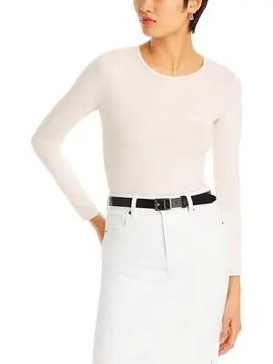 Majestic Filatures Majestic Filatures Crewneck Long Sleeve Tee Petale