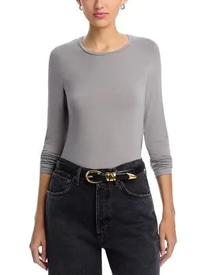 Majestic Filatures Majestic Filatures Crewneck Long Sleeve Tee Plume