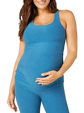 Beyond Yoga Beyond Yoga Racerback Maternity Tank Gulf Stream