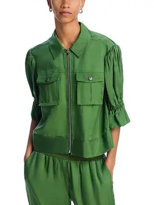 Cinq À Sept Cinq A Sept Holly Cropped Jacket Rosebud
