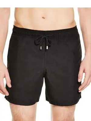 Vilebrequin Moorea Solid 6" Swim Trunks - Black