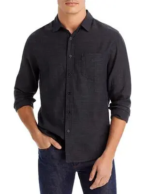 Rails Wyatt Regular Fit Button-down Shirt - Black Chambray