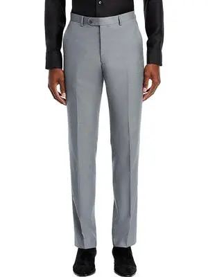John Varvatos Wool Slim-fit Suit Trousers - Pearl Gray