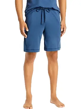 Daniel Buchler Peruvian Pima Cotton Lounge Shorts Denim