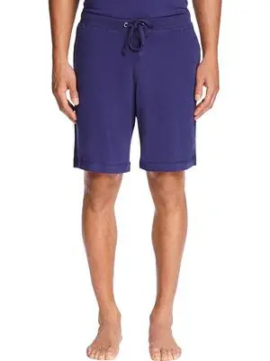 Daniel Buchler Peruvian Pima Cotton Lounge Shorts - Navy