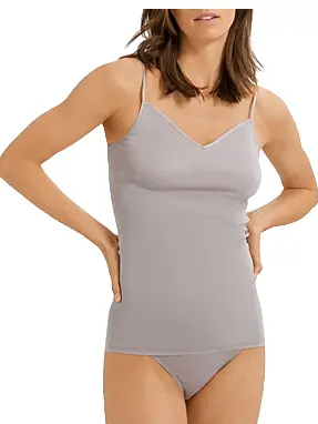 Hanro Cotton Seamless V-Neck Cami Essential