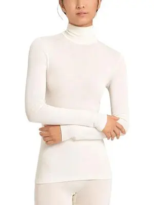 Hanro Woolen Silk Turtleneck - Cygne