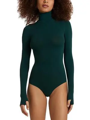 Commando Turtleneck Long Sleeve Bodysuit Juniper