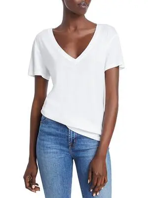 Splendid Kate V-neck Tee - White