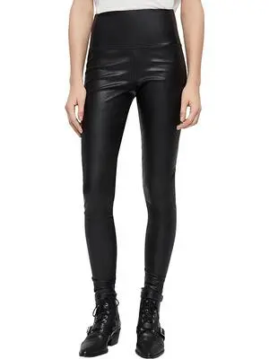 ALLSAINTS Cora Faux Leather Leggings - Black