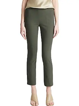 Vince Vince Stitch Front Seamed Trousers Night Pine