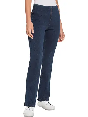 Lyssé Baby Bootcut Denim Jeans Indigo