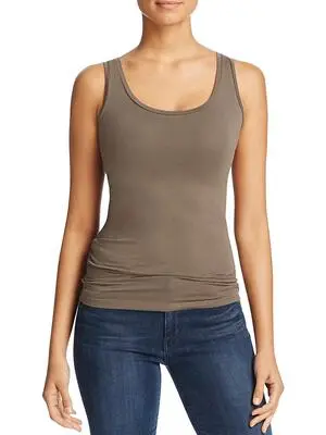 Majestic Filatures Scoop Neck Tank Azure