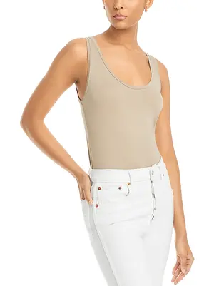 Majestic Filatures Scoop Neck Tank Desert