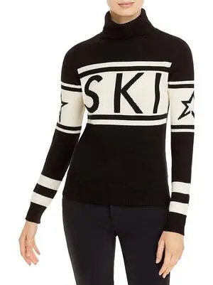 Perfect Moment Schild Ski Turtleneck Sweater - Black