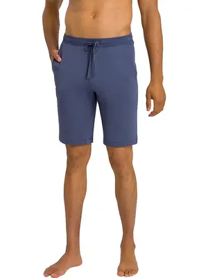 Hanro Casual Drawstring Shorts Slate Blue