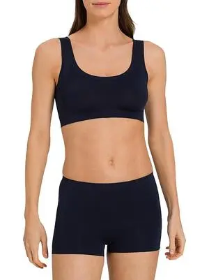 Hanro Touch Feeling Bralette Deep Navy
