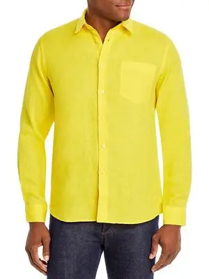 Vilebrequin Linen Classic Fit Shirt - Buttercup