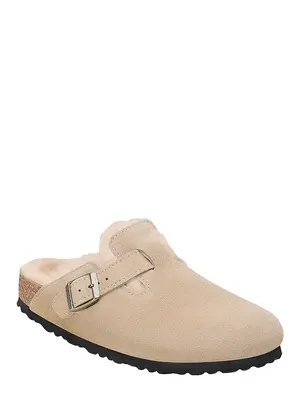 BIRKENSTOCK Birkenstock Boston Shearling Clogs Beige