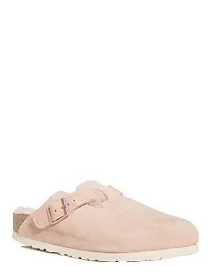BIRKENSTOCK Birkenstock Boston Shearling Clogs Light Pink
