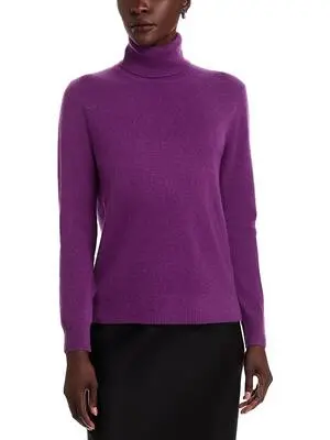 Bloomingdale'S Cashmere Turtleneck Sweater Boysenberry