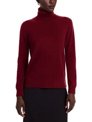 Bloomingdale'S Cashmere Turtleneck Sweater Cinnabar