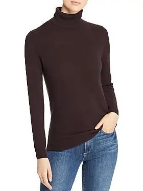 Bloomingdale'S Cashmere Turtleneck Sweater Espresso