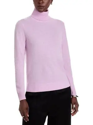 Bloomingdale'S Cashmere Turtleneck Sweater French Violet