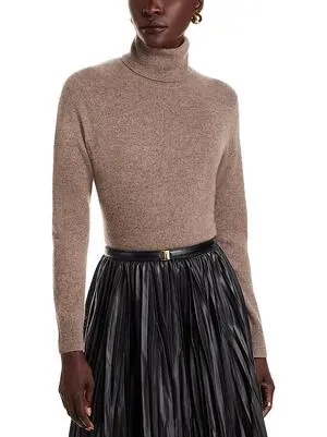 Bloomingdale'S Cashmere Turtleneck Sweater - Heather Rye Sesame