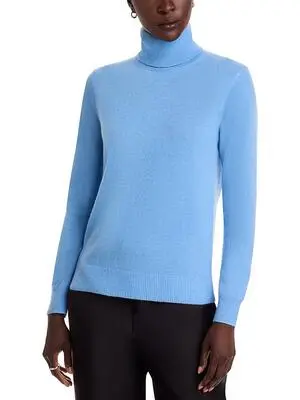 Bloomingdale'S Cashmere Turtleneck Sweater Heather Sky