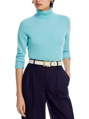 Bloomingdale'S Cashmere Turtleneck Sweater Lake