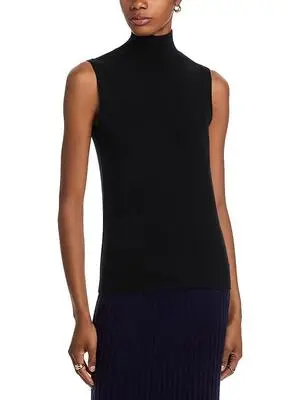 Bloomingdale'S C By Bloomingdale's Sleeveless Cashmere Sweater Black
