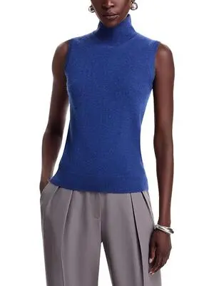 Bloomingdale'S C Exclusive Sleeveless Cashmere Sweater - Dark Denim