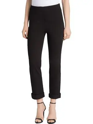 Lyssé Boyfriend Denim Leggings - Black