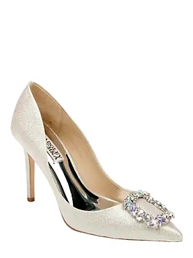 Badgley Mischka Badgley Mischka Cher Crystal Buckle Pumps Opal