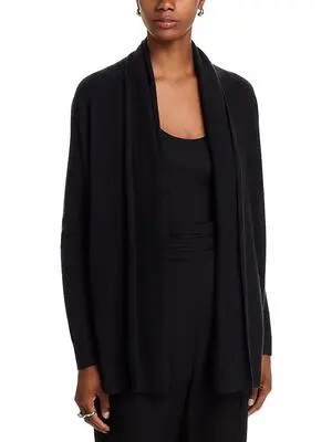 Bloomingdale'S Cashmere Open-front Cardigan - Black