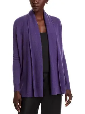 Bloomingdale'S Cashmere Open-Front Cardigan Blackberry