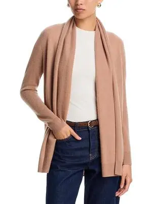 Bloomingdale'S Cashmere Open-front Cardigan - Camel